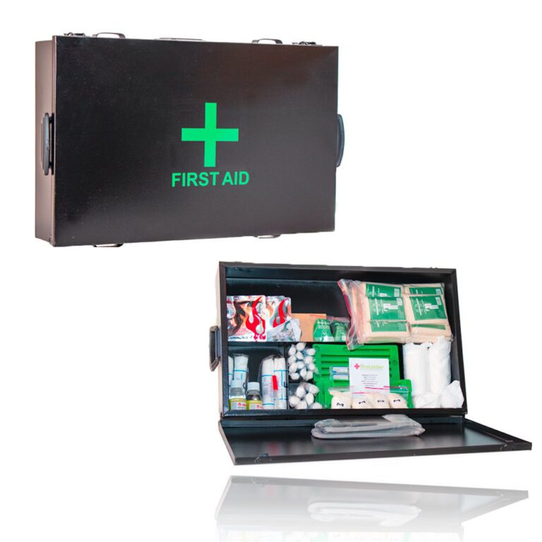 Regulation 7 First Aid Kit (5-50 Persons) in White Metal Box